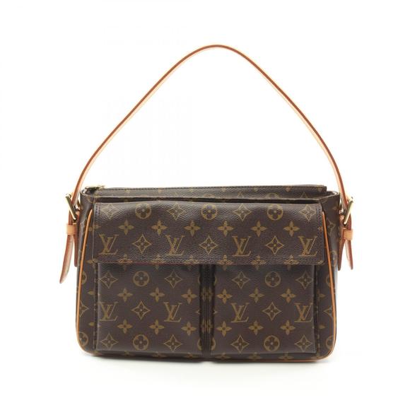 Louis Vuitton | Bags | Louis Vuitton Bag Viva Monogram Brown Leather ...
